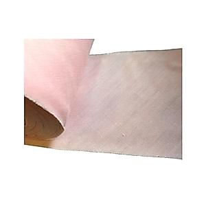 Pink Cotton Trim Small Width 4 Inches 2 Yards Pattern Embroidery Applique Sewing Fabric Delicate DIY Clothing Accessories Garment Supply Decorations Art Craft for Scrapbooking Hair Tie Headband