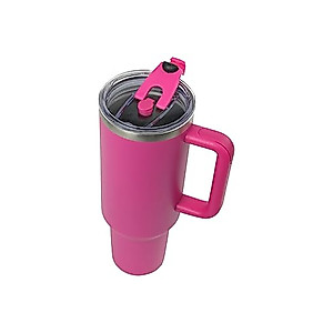 Sip+Sea Cayman 30 oz Stainless Steel Tumbler with Handle, Lid, and Straw | Double Wall Vacuum Insulated