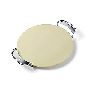 Weber Gourmet BBQ System Pizza Stone with Carry Rack,16.7" Long