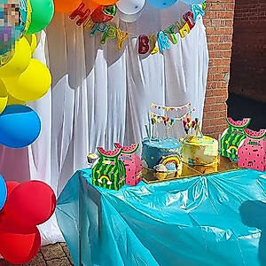 Cartoon Melon Birthday Party Supplies Goodie Bags 16 Pcs, Candy Gift Boxes for Kids Boys Girls J Watermelon One In a Melon Party Decorations Favors