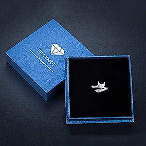 Fox Ring Sterling Silver 925 Ring For Wife Friends Stackable Rings Thumb Finger Rings Animal Jewelry