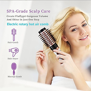 Hair Dryer Brush Blow Dryer Brush Styling Tools & Appliances Hot Air Spin Brush for All Wet Women Hair Hair Dryer & Volumizer, Straightener and Salon Styler Combo