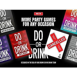 Do or Drink - Card Game - Expansion Pack #1 - Party Game - Dares for College, Camping and 21st Birthday Parties