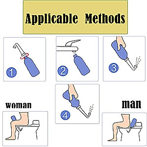 Portable Bidet for Travel, Handheld Travel Bidet for Women Men, Personal Sprayer Bidet, 450ml & 15.2 fl.oz