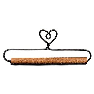 Ackfeld 5in Heart with Stained Dowel Holder, 5"