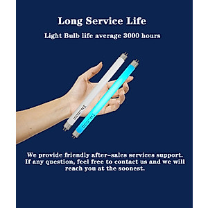 Dameiol 32050 F6T5/BL Replacement Bulbs,9''Length,6W T5 Fluorescent Light Tube,Compatible Replacement for Dyna/Trap DT2000XL,DT2000XLP and DT3012(6 Pack)