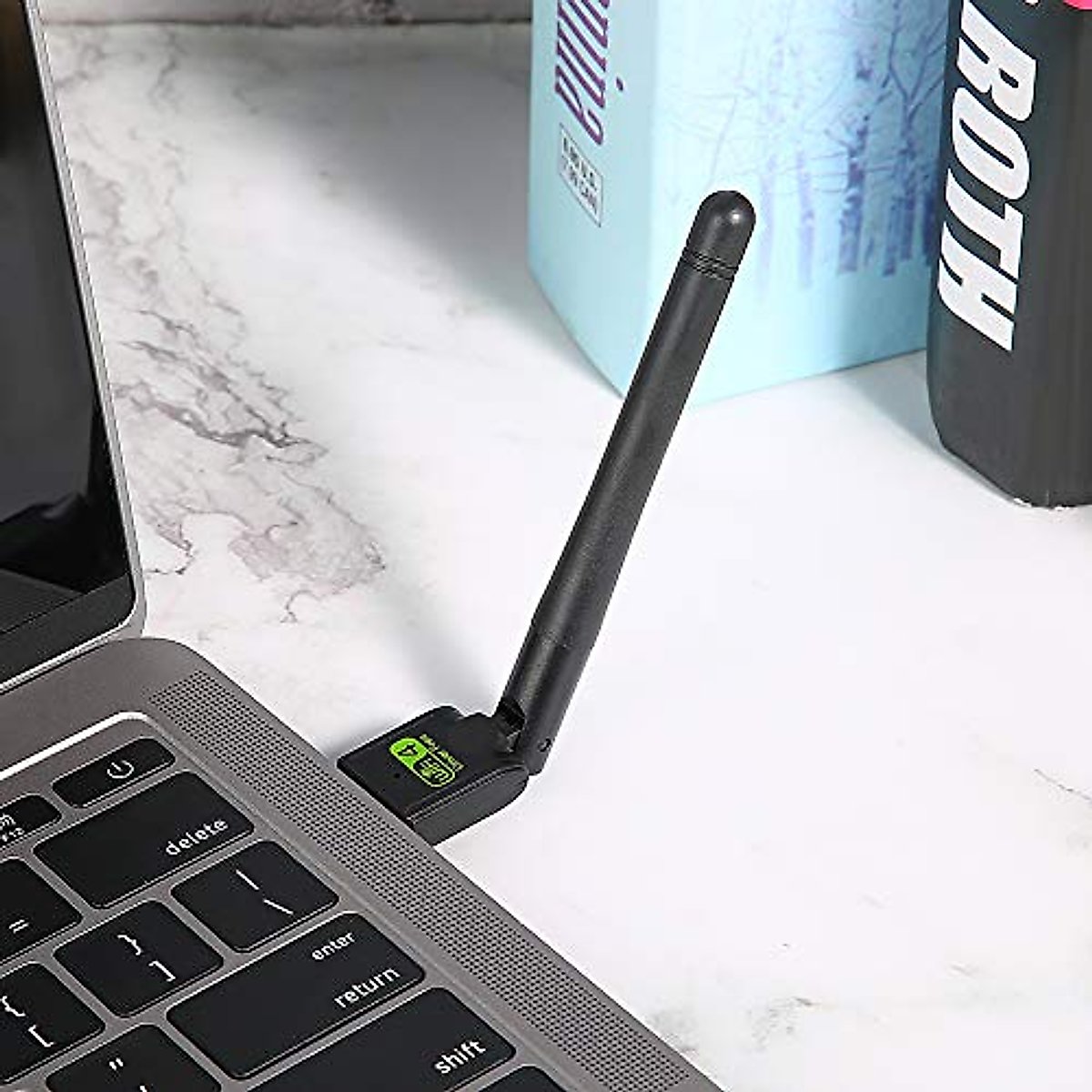 Pomya USB 2.0 150Mbps Network Card Antenna, External 2 DBi WiFi Receiver, with Driver