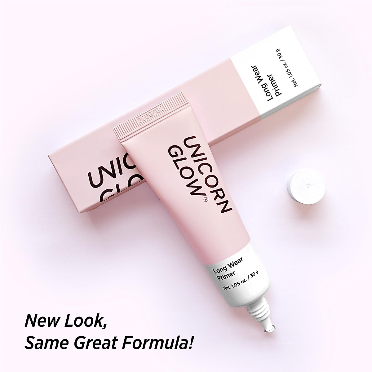 UNICORN GLOW Long Wear Primer - Pore Cover Flawless Poreless Long lasting Face Makeup Base Primer Pore Minimizer, Fine line wrinkle eraser for Normal to Dry skin 1.06 oz./ 30 g
