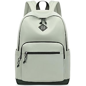Lohol Classic Backpack for Girls Boys Teens, Lightweight Daypacks for School and Travel (Green)
