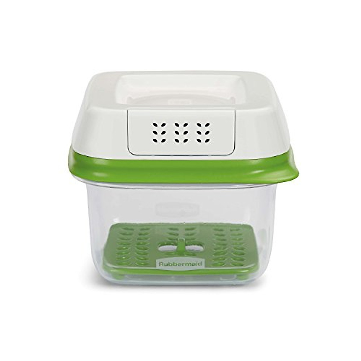 Rubbermaid FreshWorks Produce Saver Food Storage Container, Small, 2.5 Cup, Green