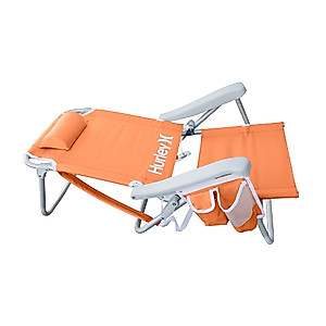 Hurley Deluxe Backpack Beach Chair, One Size, Turquoise