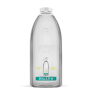Method Daily Shower Cleaner Refill, Eucalyptus Mint, For Showers, Tile, Fixtures, Glass and Tubs, 68 Fl Oz (Pack of 1)