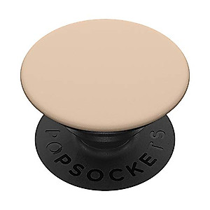 Simple Chic Solid Color Pastel Neutral Warm Cream Beige PopSockets PopGrip: Swappable Grip for Phones & Tablets