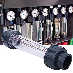 LZS-25(D) Flows Meter with High Accuracy, ABS Plastic Shell, Suitable for Liquid Monitoring, PTFE Float, for Measuring Rate with Transparent Panel, Suitable for Various Liquids