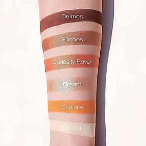 READY TO SHINE: Mars & Saturn Voyage Mini Eyeshadow Palette Duo - Vegan, Cruelty-Free, Galactic-Inspired Shades for Stunning Looks