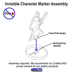 LITKO Invisible Character Marker Set