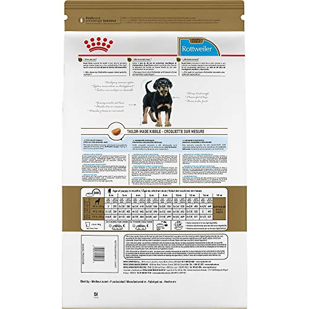 Royal Canin Breed Health Nutrition Rottweiler Puppy Dry Dog Food, 30 lb