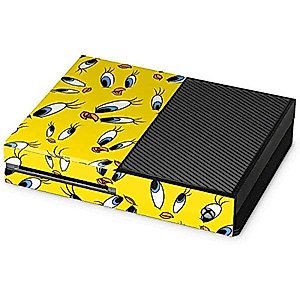 Skinit Decal Gaming Skin Compatible with Xbox One Console - Officially Licensed Warner Bros Tweety Bird Super Sized Pattern Design