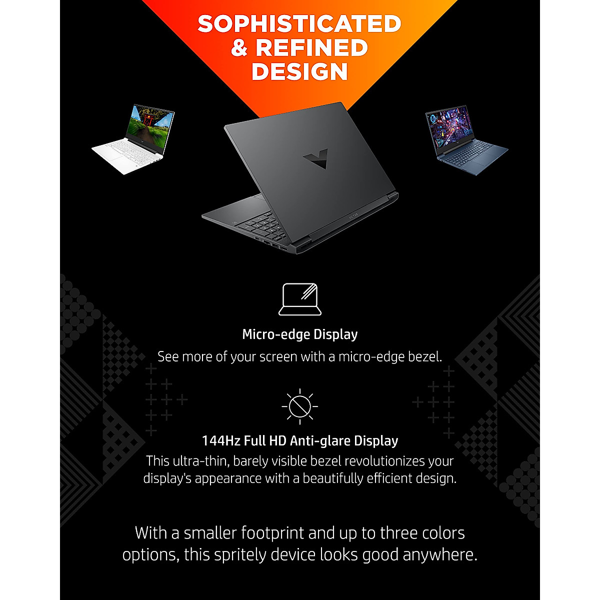 HP Victus 15 Gaming Laptop, NVIDIA GeForce RTX 3050 Ti, AMD Ryzen 5 5600H, 8 GB RAM, 512 GB SSD, Full HD IPS Display, Windows 11 Home, Backlit Keyboard, Enhanced Thermals (15-fb0020nr, 2022)