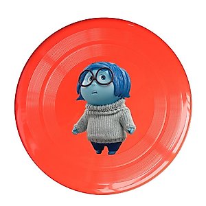 SYYFB Unisex Inside 2015 Out Sadness Character Outdoor Game Frisbee Game Room RoyalBlue