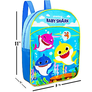 Baby Shark 3 11" Mini Backpack