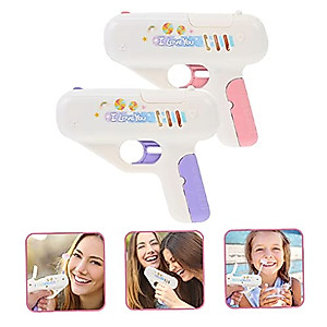 BESTOYARD 4 pcs Candy Gun Birthday Lollipop Shooter pop ups Lollipop Holder Surprise Lollipop Christmas Goodie Bag fillers Lollipop Toy Lollipop Shooter Gift Girl Child Plastic