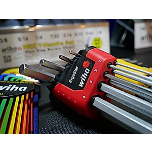 Wiha 66992 MagicRing Ball End Hex L-Key Set In Holders, 22 Piece