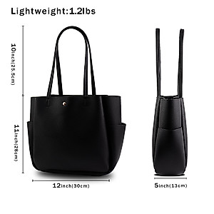 Hoylake Faux Leather Tote Bag Large Capacity Tote Bag Womens Tote Bag Purse Tote Bag Shoulder Bag for Women