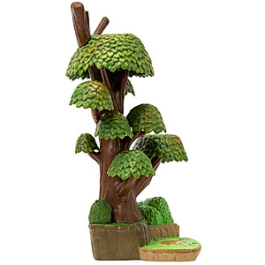 Pokémon Select Forest Environment - Multi-Level Display Set with 2-Inch Bulbasaur and Applin Battle Figures