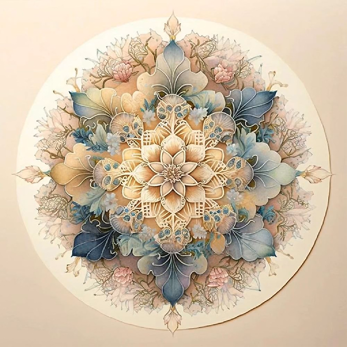 EIBEILI Diamond Painting Kits for Adults, Mandala DIY 5D Diamond Art Kits for Kids Diamond Dots for Adults Clearance Full Drill Crystal Craft Kits for Home Wall Decor Gifts 11.8x11.8 inch