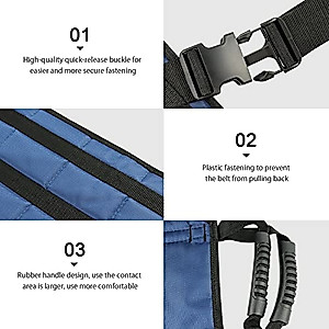 Lift Stair Slide Board Transfer, Evacuation Elevator Slide，Nylon Lift Sling Transfer Board for Body Lift, Turning（with Shoulder Strap）