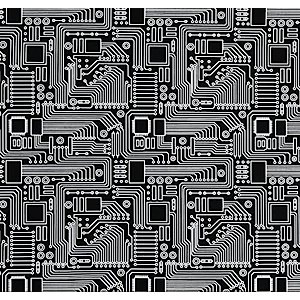 Michael Miller Circuit Board, Black