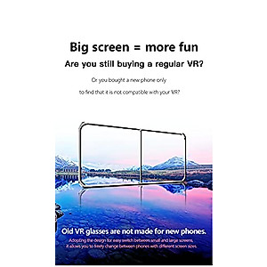 3D VR Glasses Gaming Video Virtual Reality Glasses for 7 inches Mobile Phone