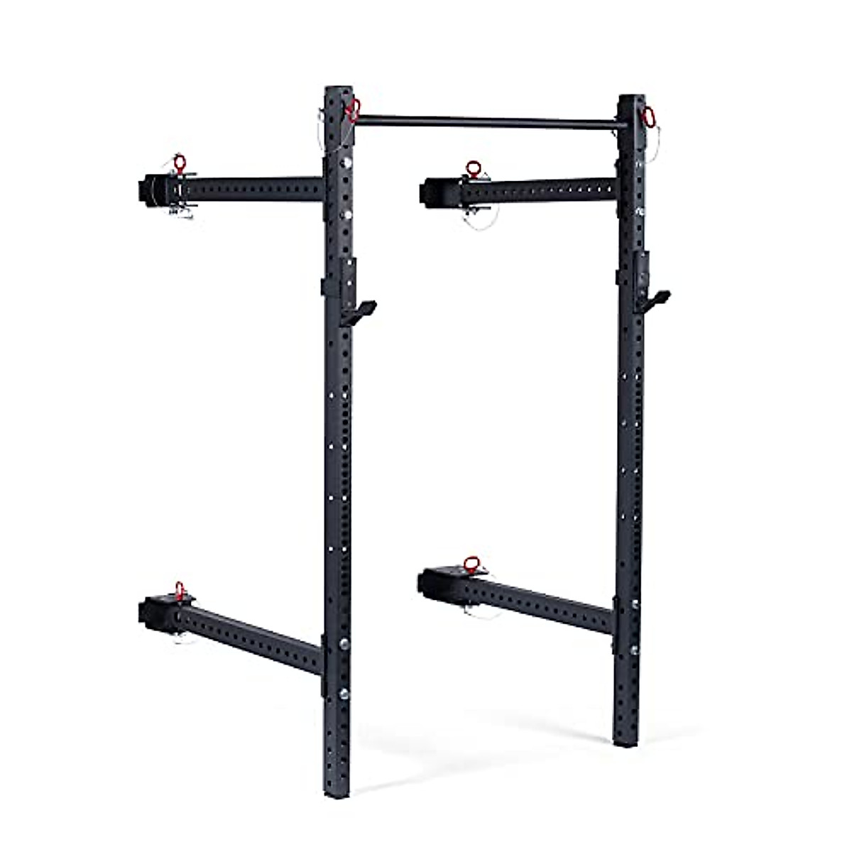 Titan Fitness T-3 Series 82-inch Wall Mounted Folding Power Rack, Space Savings Rack, Folds up to 5â€ from the Wall