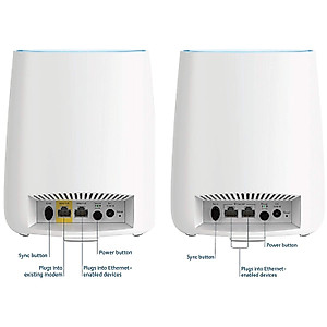 NETGEAR Orbi Ultra-Performance Whole Home Mesh WiFi System - WiFi router and two satellite extender with speeds up to 3Gbps over 7,500 sq. feet, AC3000 (RBK53) (Renewed)