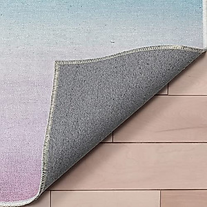 Well Woven Kids Rugs Sunrise 5' x 7' Multi Color Modern Printed Machine Washable Area Rug