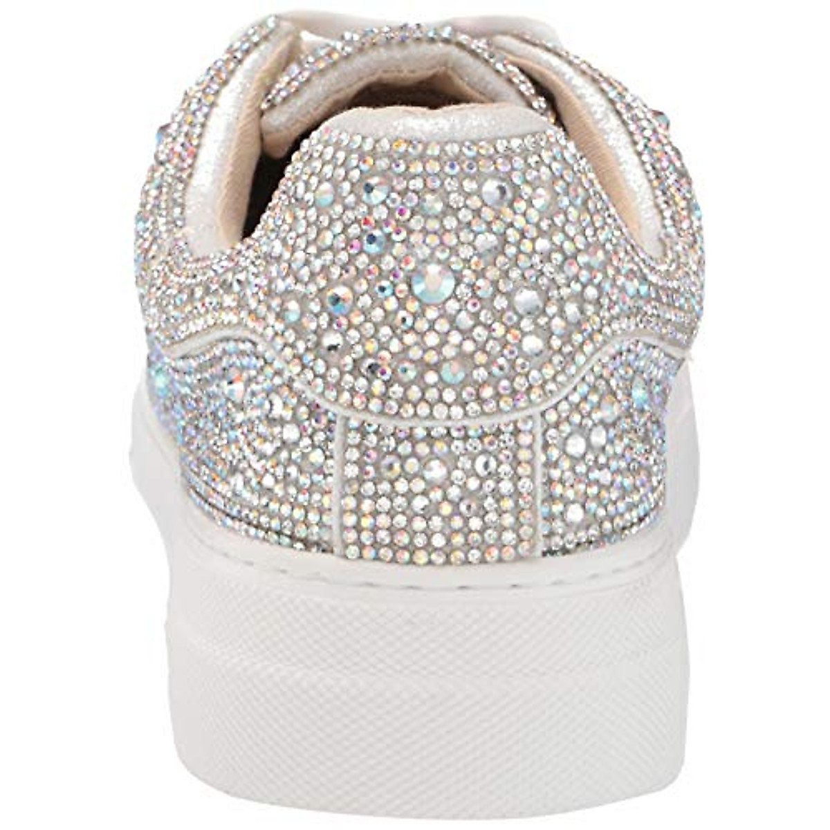 Betsey Johnson womens Sidny Sneaker, Rhinestone, 7.5 US