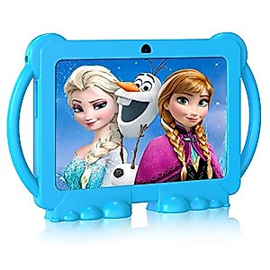 NORTH BISON Kids Tablet, 7 inch Android 11.0 Tablet for Kids, 3GB 32GB Toddler Tablet with Bluetooth, WiFi, GMS, Parental Control, Dual Camera, Shockproof Case, Educational, Games