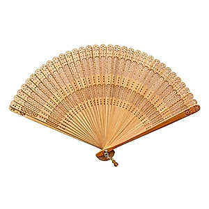 RAZZUM Decorative Folding Fans Chinese Style Bamboo Fan Portable Fan Souvenir Folding Fan Gift Fan Front Decorative Fan Handheld Fans Gift Hand Fan fan