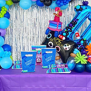 Haxpacal Video Game Goodie Bags 50Pcs Llama Treat Candy Plastic Bags for Llama Bag Video Game Theme Party Supplies Gamer's Birthday Party Decorations