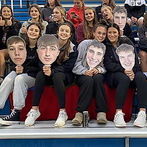 VictoryStore Custom Giant Head Paddle Fans 12 Inches by 18 Inches, 1 Photo, Photo Booth and Fan Props (6)