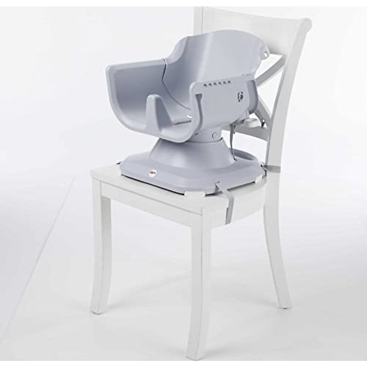 Fisher-Price Baby to Toddler High Chair SpaceSaver Portable Dining Seat & Booster with Washable Deep Tray & Liner, Windmill