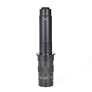 Monocular Max 300x Zoom C-Mount Glass Lens Adapter F/Industry Digital Microscope Camera Objective
