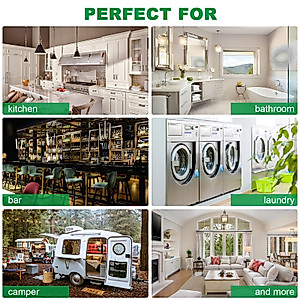 18 Inch Sink Splash Guard,18” x 5.9” Faucet Handle Drip Catcher Tray, Faucet Water Catcher Mat, Faucet Splash Guard, Faucet Mat for Kitchen, Bar Prep Sink, Bathroom, Laundry Room, Farmhouse(Gray)