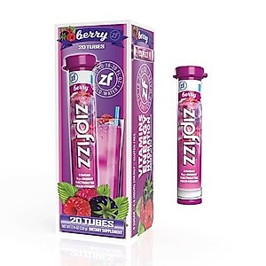 Zipfizz Energy Drink Mix, Electrolyte Hydration Powder with B12 and Multi Vitamin, Berry (20 Count)