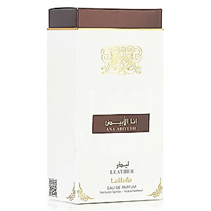 Ana Abiyedh EDP - 60ml unisex I Oriental with a Classic Combination of Oudh, Roses & Vanilla I Energizing Oud Fragrance I Vanilla, Jasmine, White Musk, Ambergris & Saffron I by Lattafa Perfumes (Ana Abiyedh Leather)