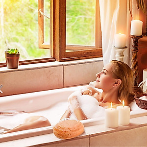 4 Pieces Soft Bath Sponge Exfoliating Shower Foam Body Sponge Exfoliating Soothing Sponge for Bathroom Supply