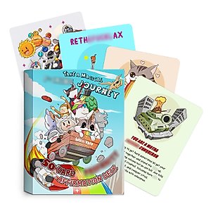 Lacunas Affirmies Profanity Affirmation Cards Deck - Treat Your Fine A** Self - 50 Positive Affirmations for People Who Like to Say F***