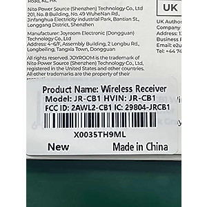 Bluetooth 5.3 AUX Adapter for Car,【Enhanced Mic & LED Digital Display】【22H Battery Life & Noise Cancelling】JOYROOM 3.5mm Input Wireless Receiver for Car Audio/Home Stereo, Metal