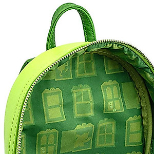 Loungefly Disney Monsters Inc Mike Wazowski Scare Cosplay Womens Double Strap Shoulder Bag Purse
